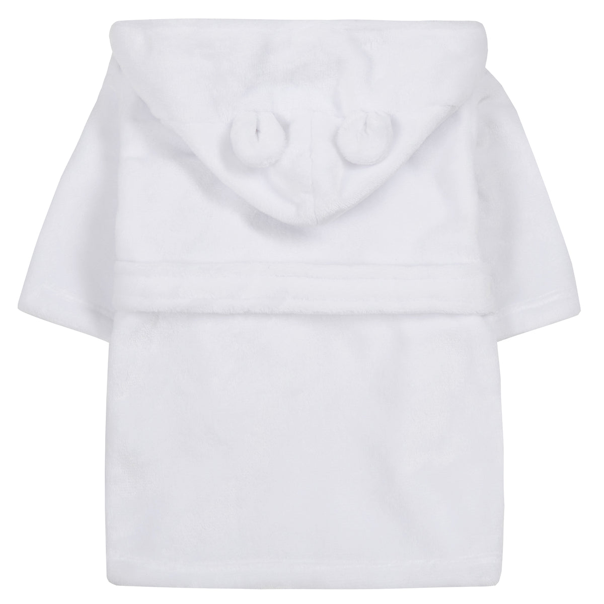 Baby White Fleece Robe – Style It Up - Luxury Personalised Apparel