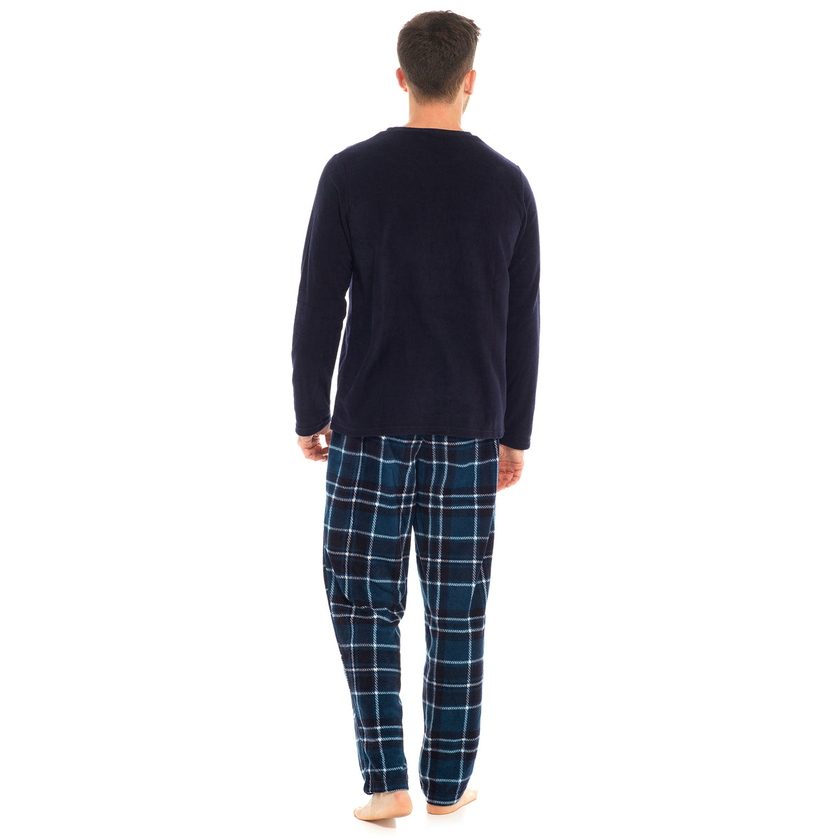 Navy Fleece Pyjamas – Style It Up - Luxury Personalised Apparel